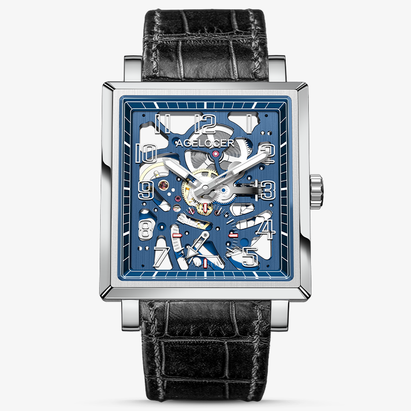 AGELOCER Original Codex Series Men Skeleton Automatic Mechanical Watch